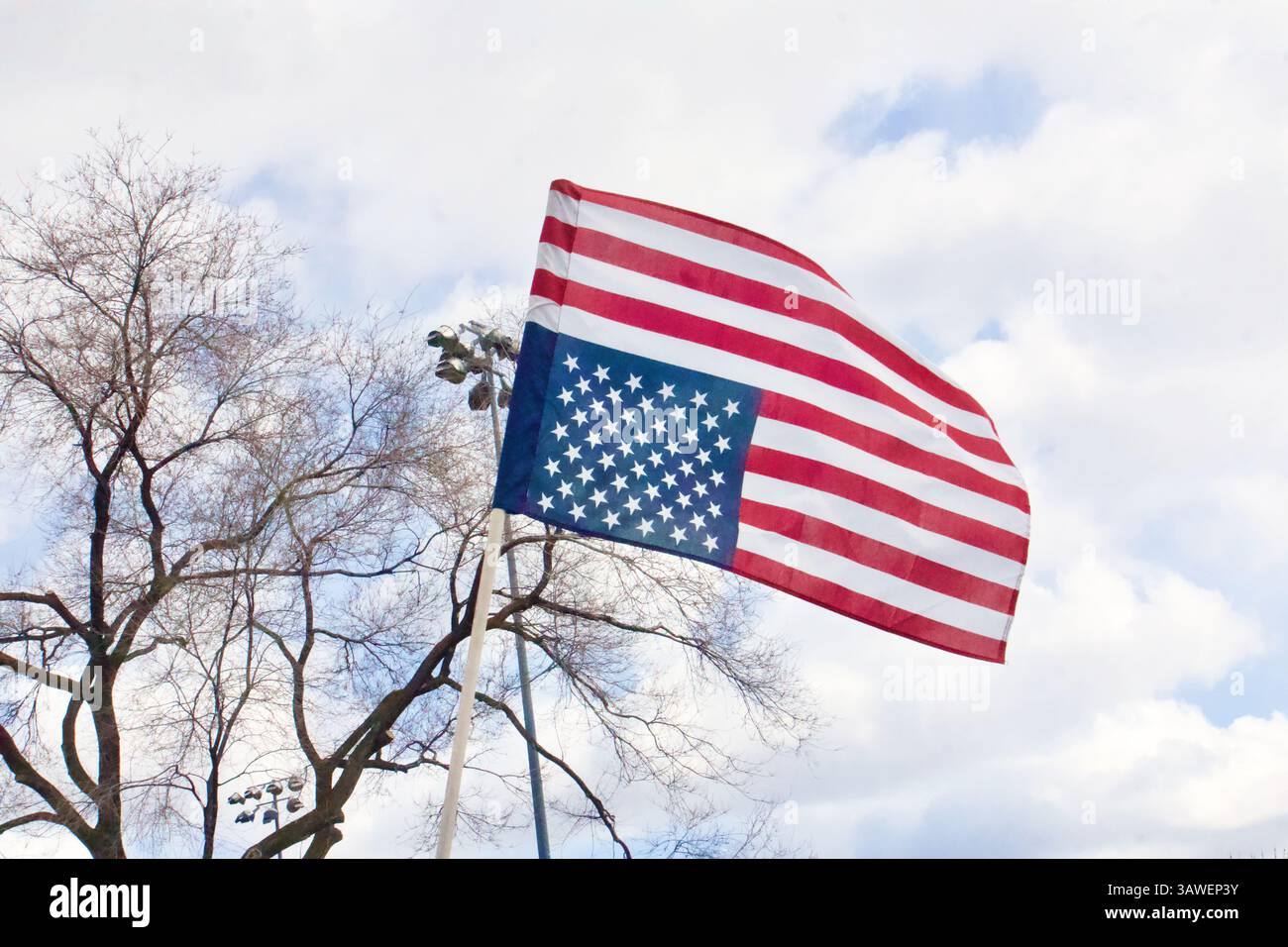Glenwood Springs, Colorado, USA. 5 April 2025. Upside down "America in ...