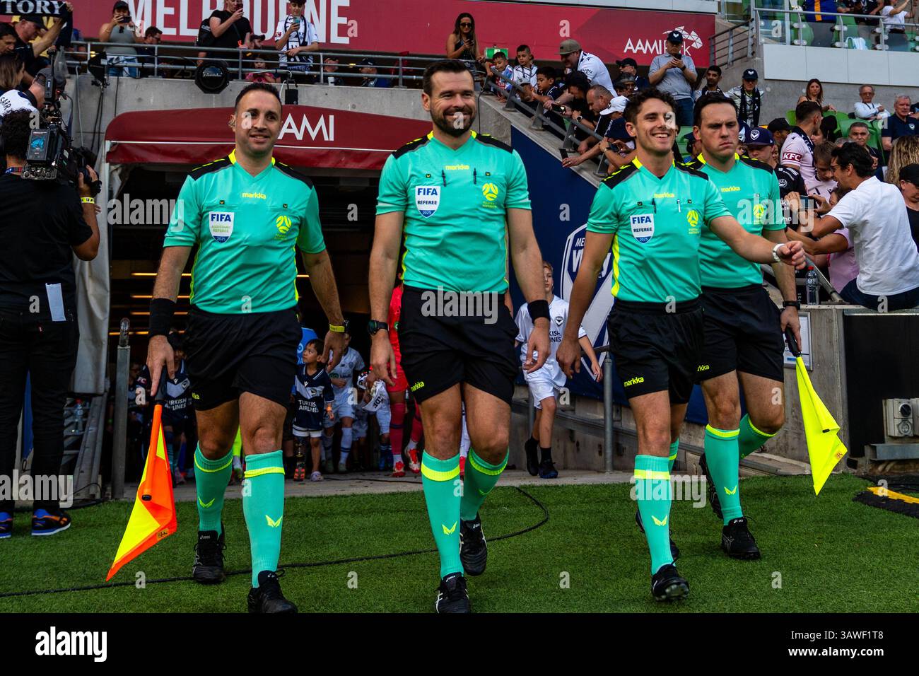 Melbourne, Victoria, Australia. 19th Apr, 2025. Match Official BEN ...