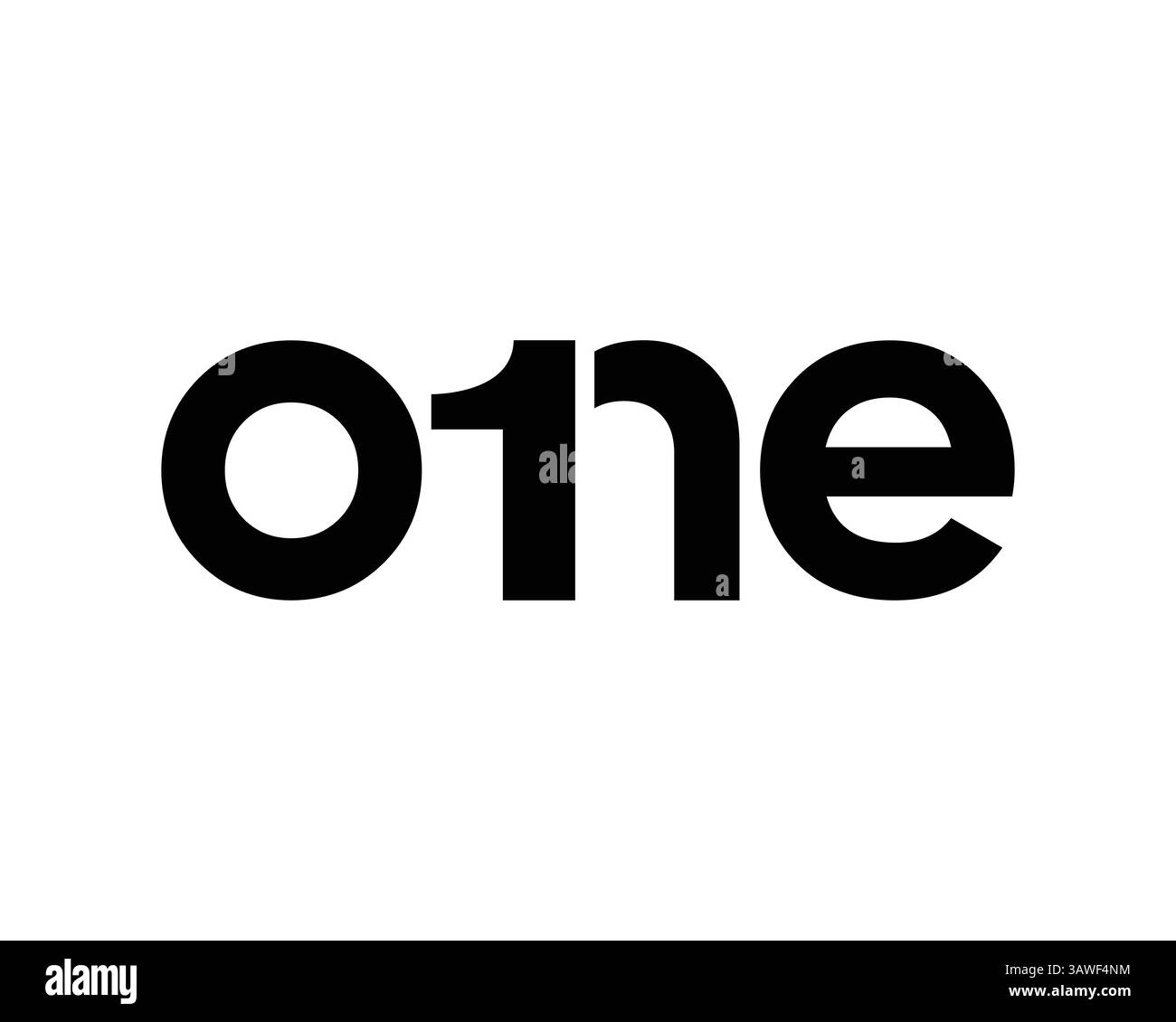 One wordmark logo design template Stock Vector Image & Art - Alamy