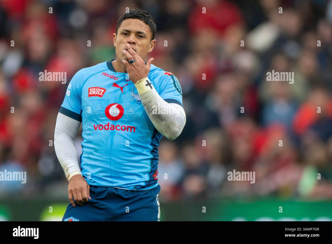 Devon Williams of Vodacom during the United Rugby Championship Round 15 ...