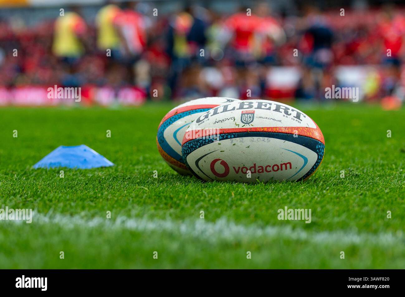 Limerick, Ireland. 20th Apr, 2025. The official ball during the United ...
