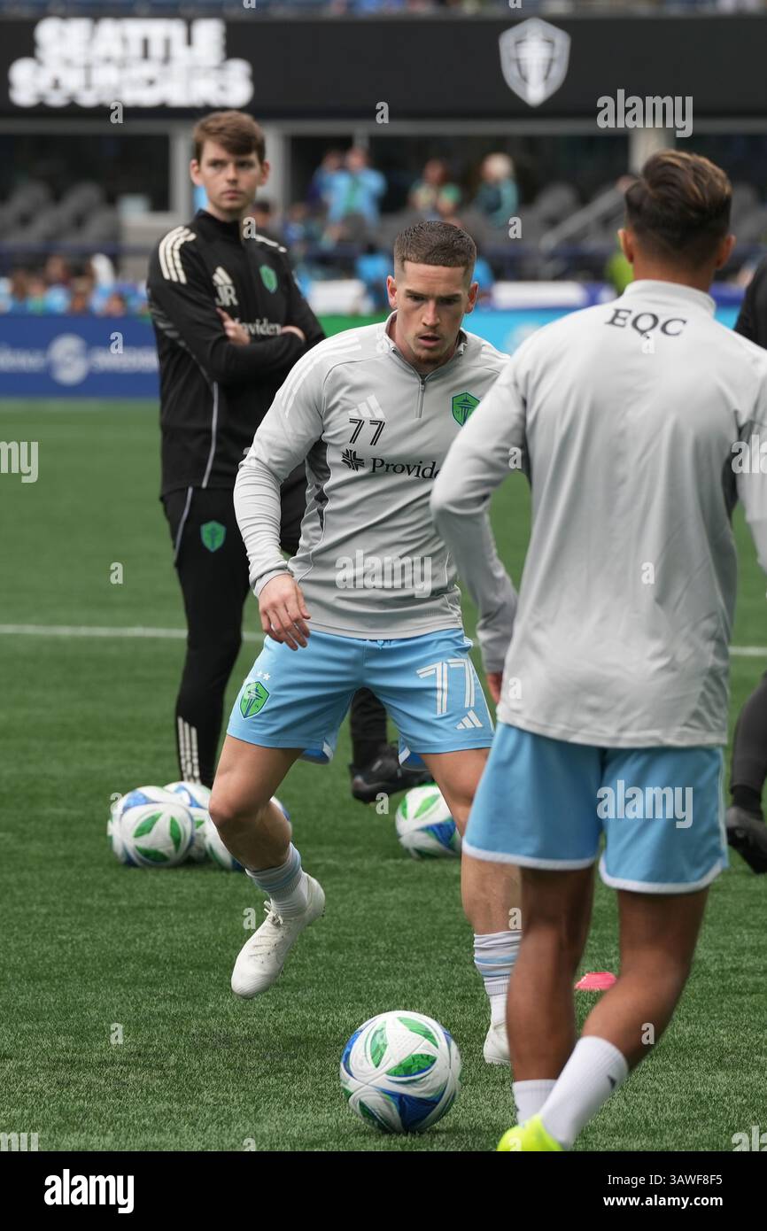 Seattle, United States. 19th Apr, 2025. Seattle Sounders FC forward ...