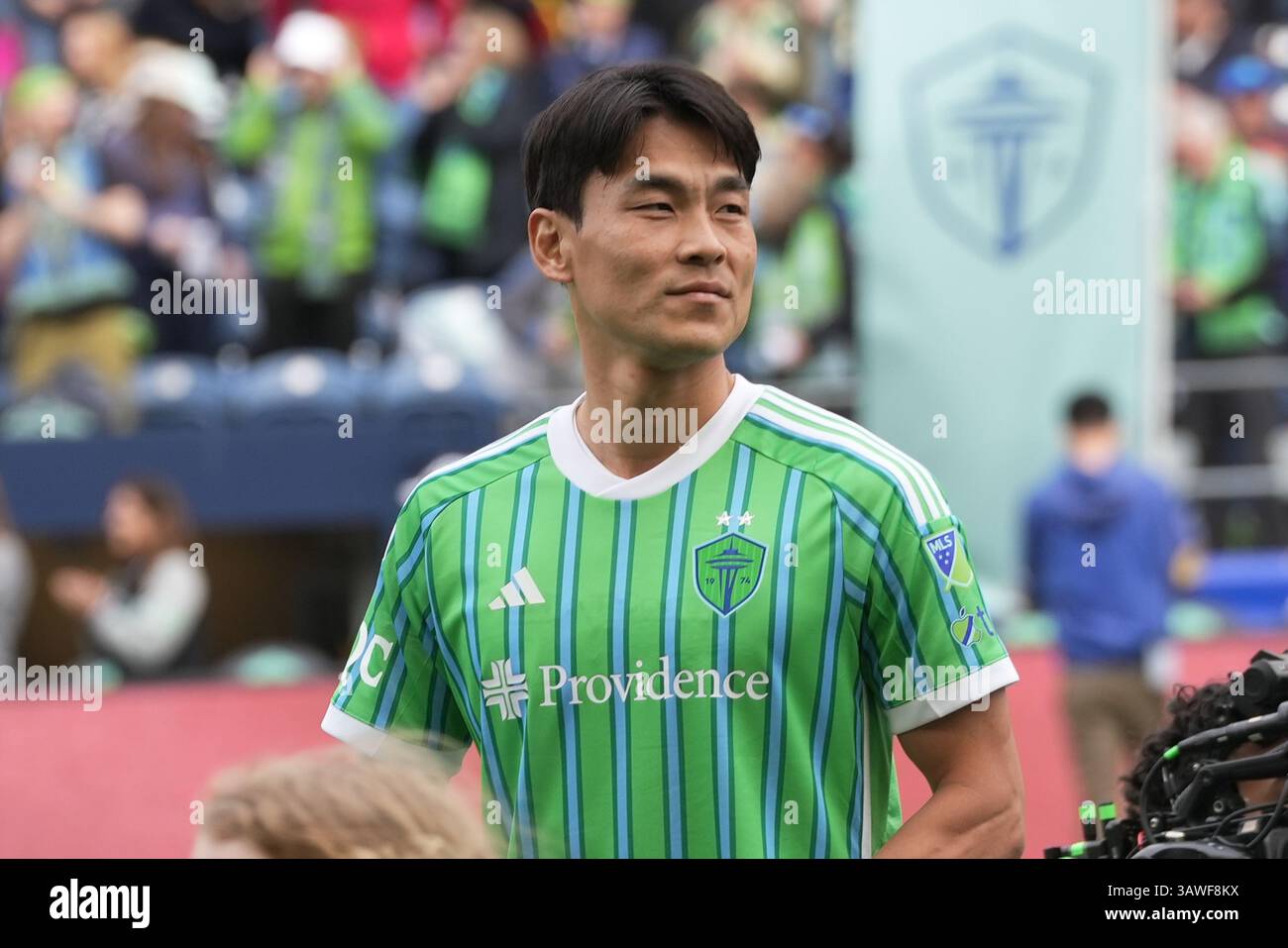 Seattle, United States. 19th Apr, 2025. Seattle Sounders FC defender ...
