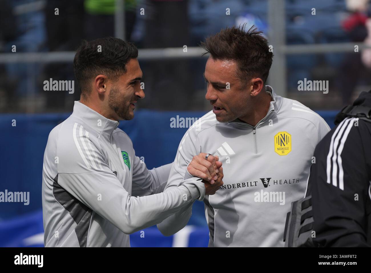 Seattle Sounders FC midfielder Cristian Roldan (7) and Nashville SC ...
