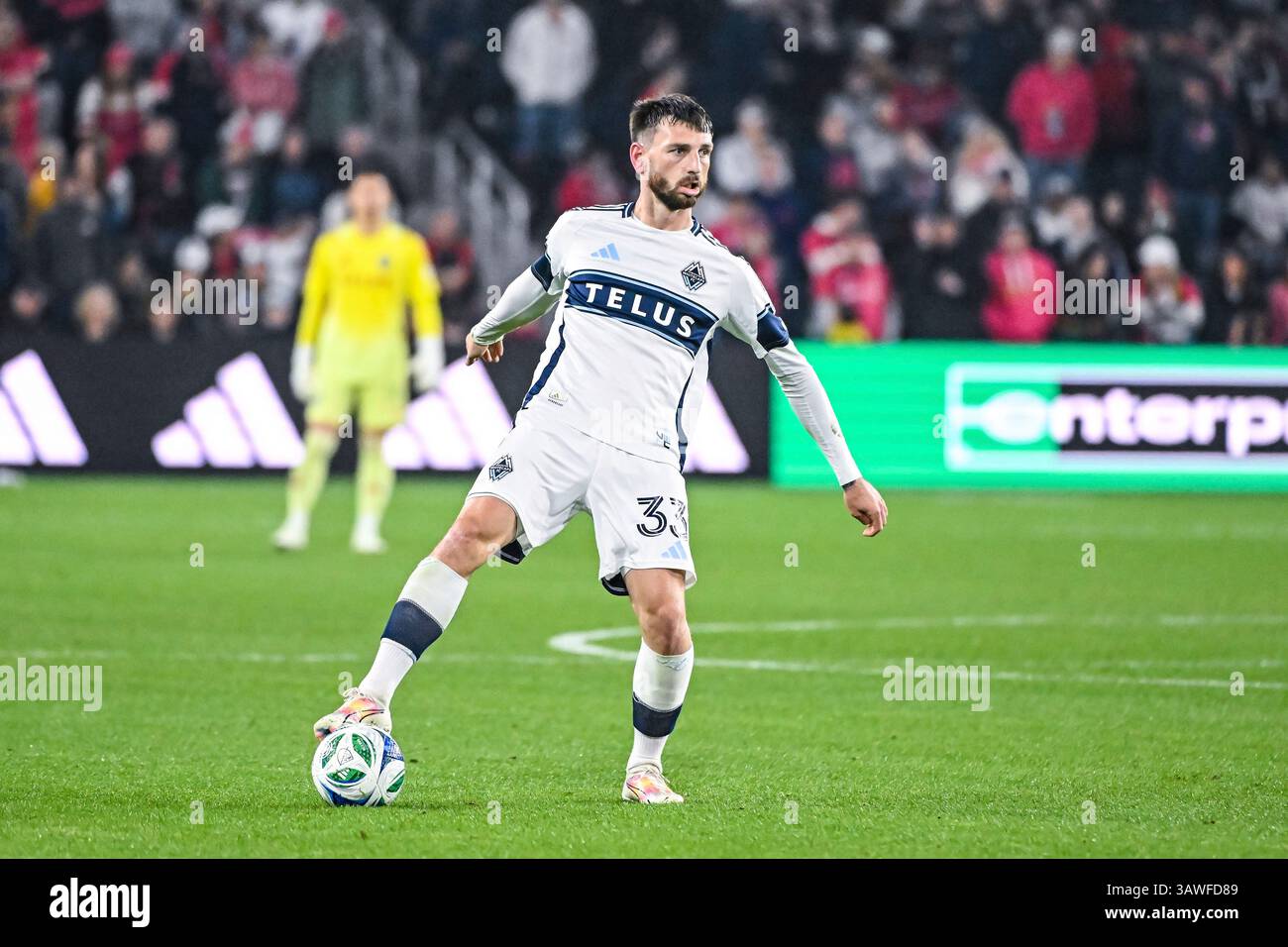 ST. LOUIS, MO - APRIL 19: Tristan Blackmon (33) of Vancouver Whitecaps ...