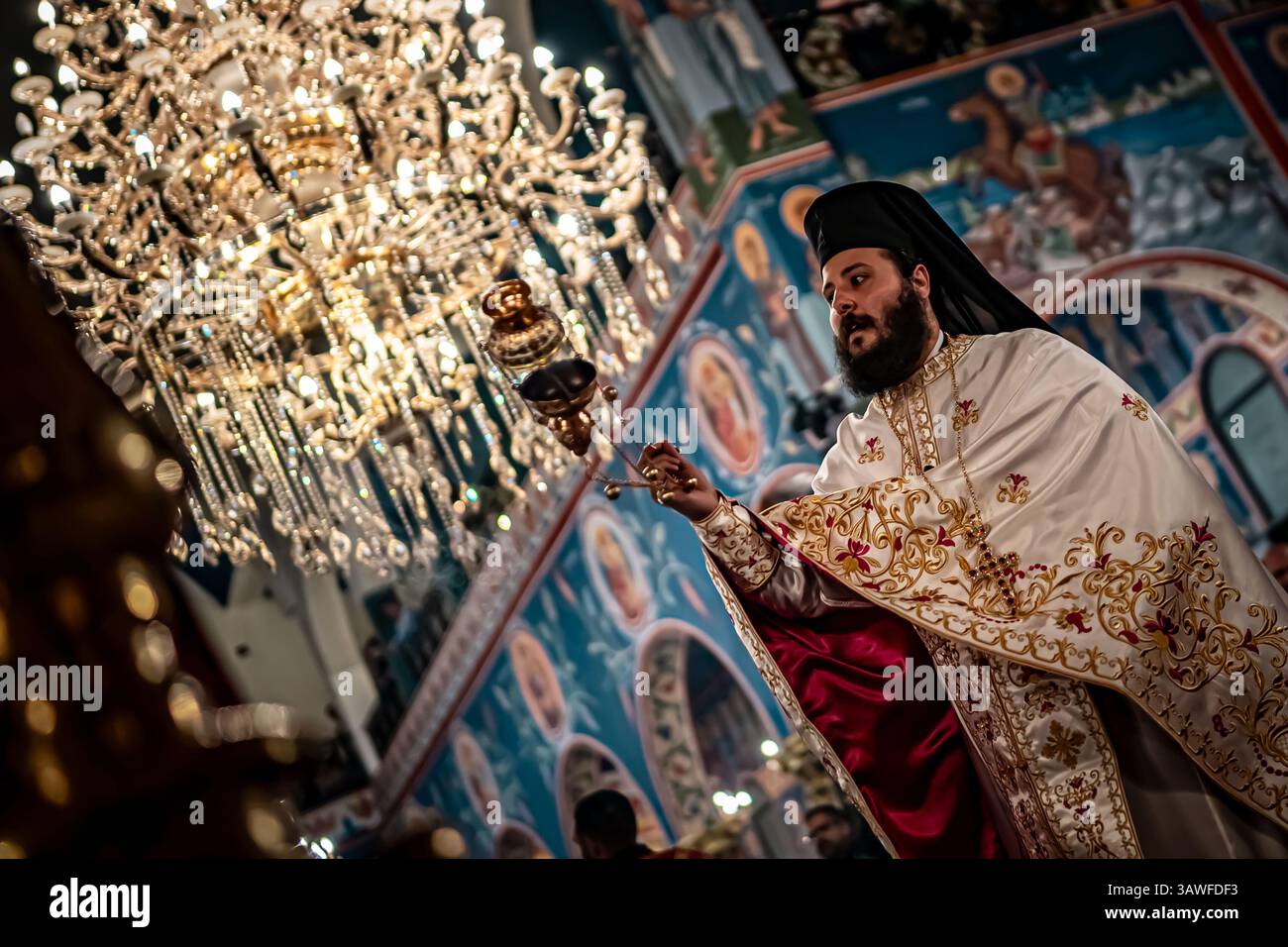Amman, Jordan. 19th Apr, 2025. Greek Orthodox Christians in Jordan ...