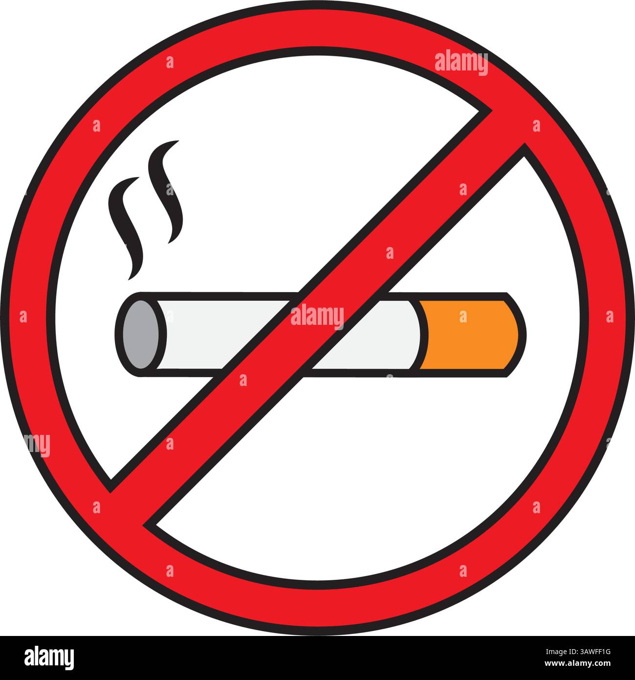 No smoking in room Stock Vector Images - Alamy