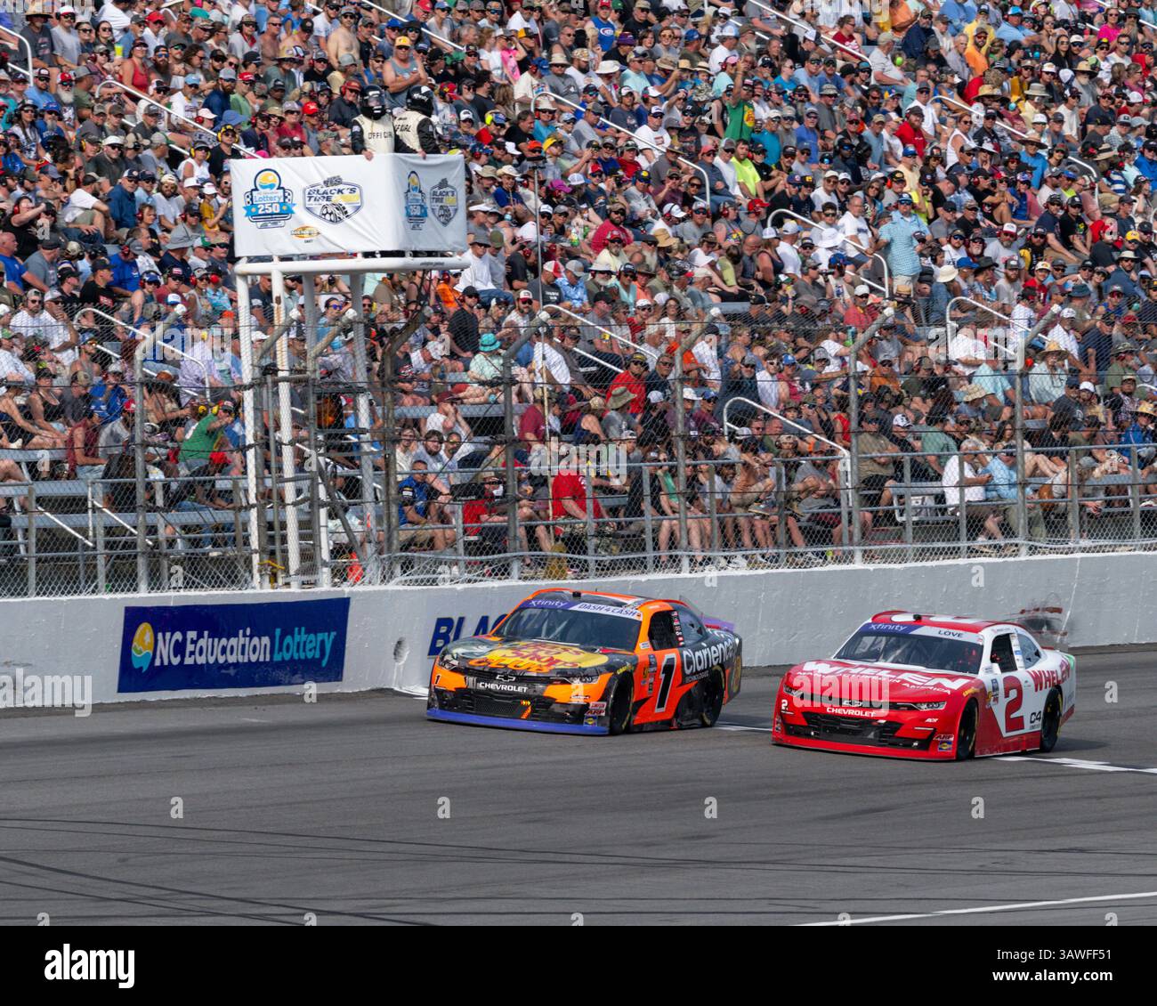 Rockingham, North Carolina, USA. 19th Apr, 2025. NASCAR Xfinity Series ...