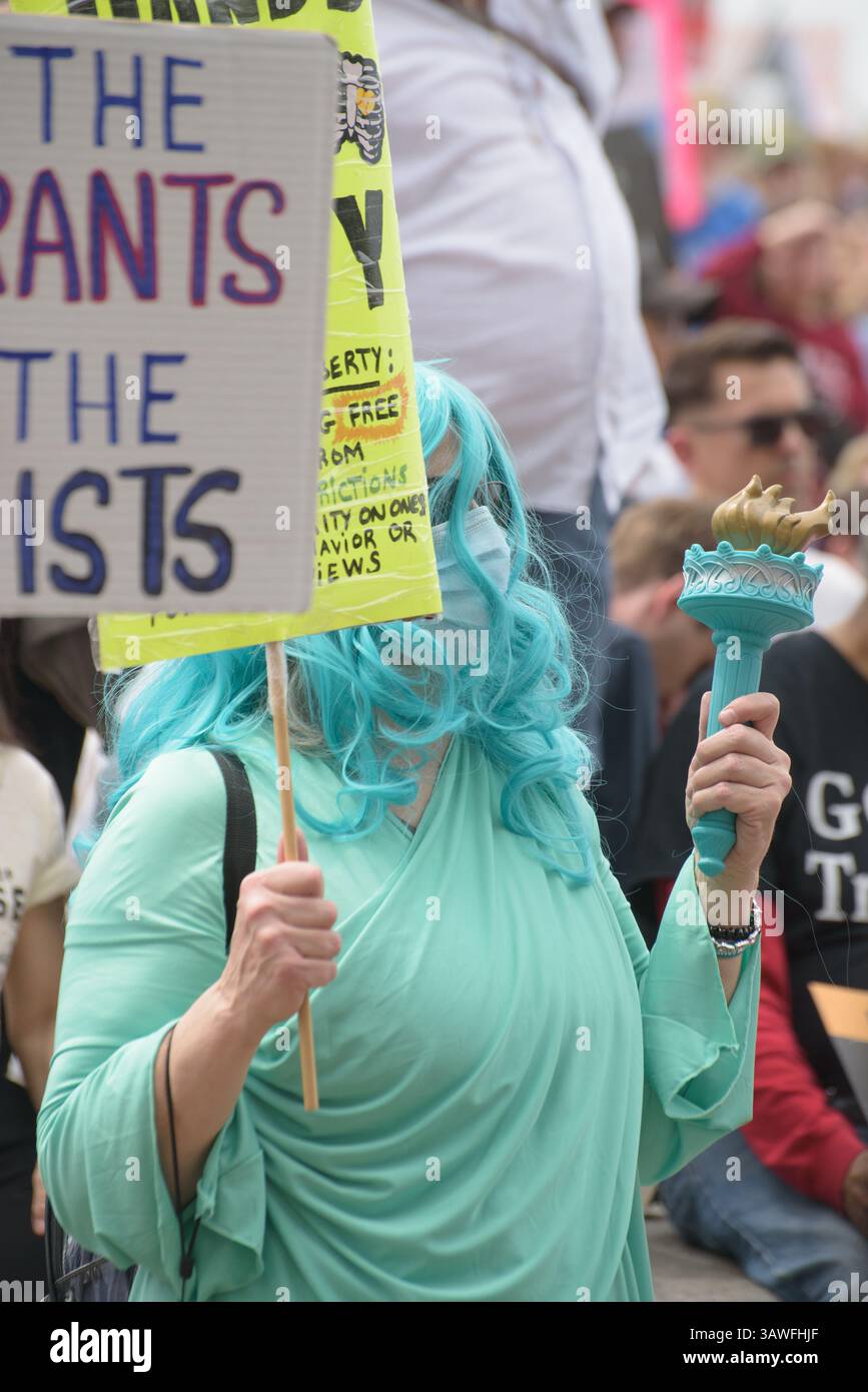 Resist Fascism Protest, Washington DC, April 19, 2025 Stock Photo - Alamy