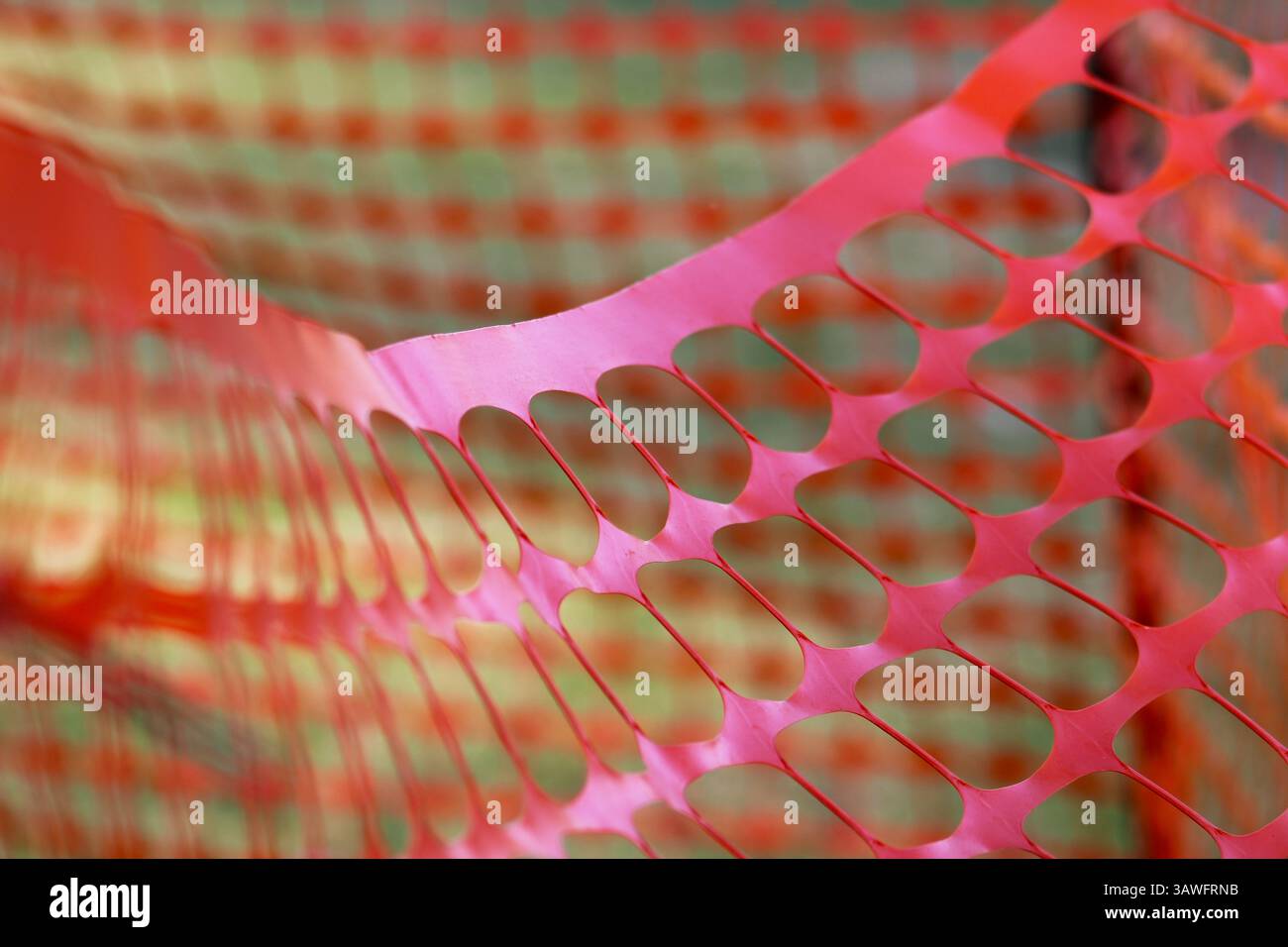 Safety barrier fencing construction hi-res stock photography and images ...