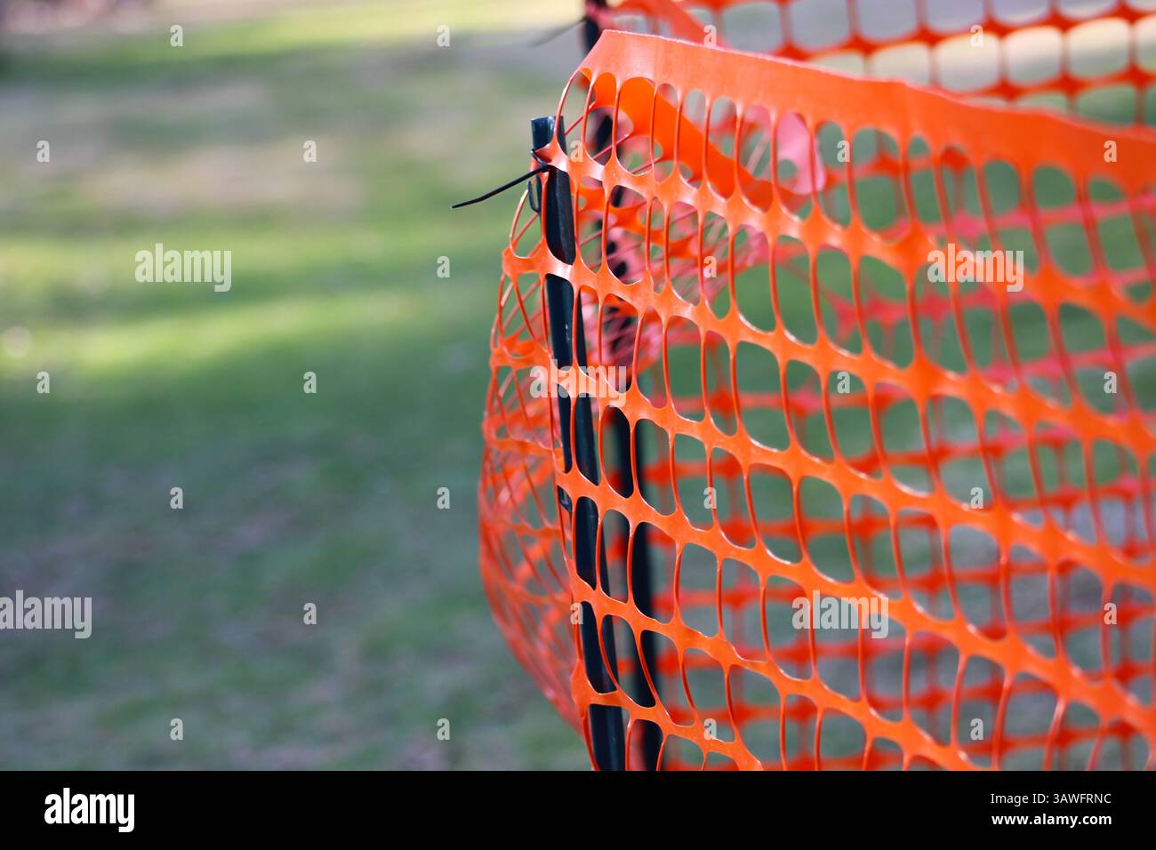 Safety barrier fencing construction hi-res stock photography and images ...