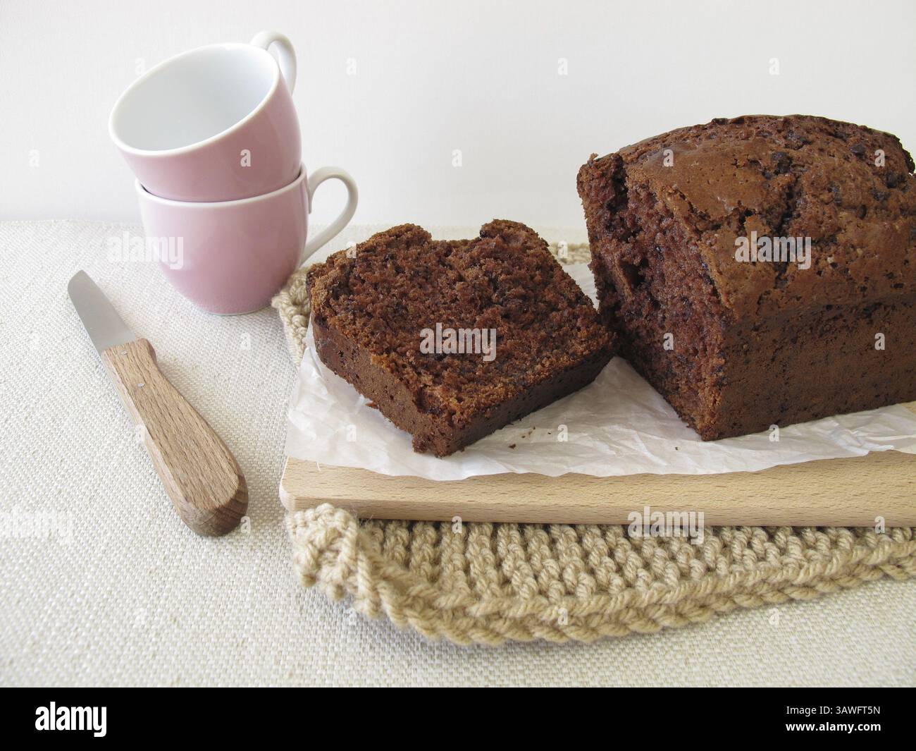 Homemade chocolate box cake Stock Photo - Alamy