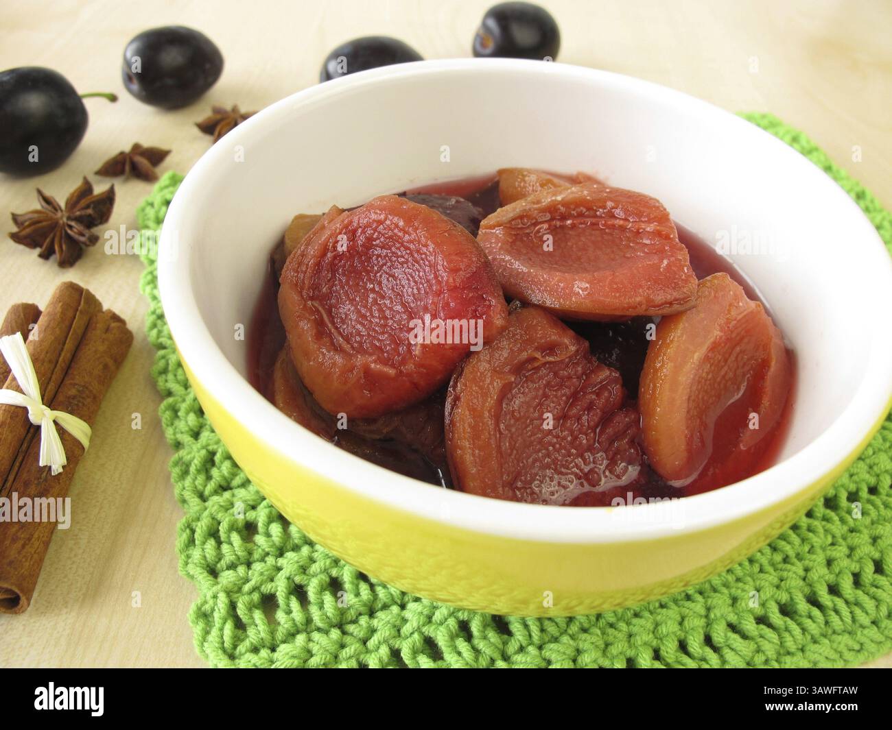 Cinnamon plum hi-res stock photography and images - Alamy