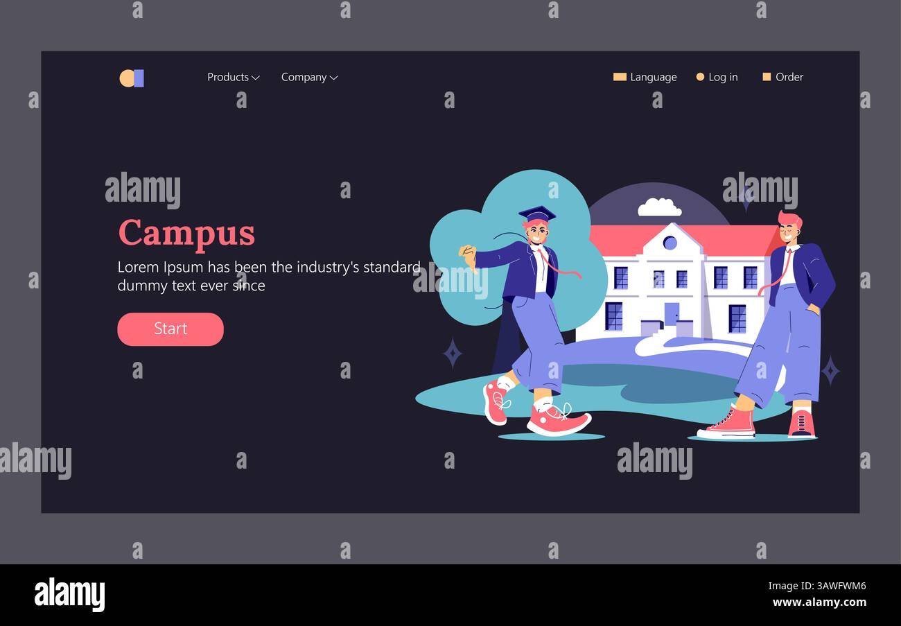 Campus life celebration featuring graduates with a joyful atmosphere in ...