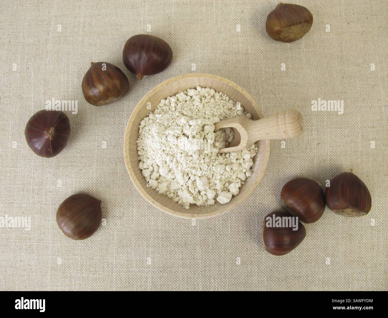 Gluten-free chestnut flour made from chestnuts, chestnuts for baking ...