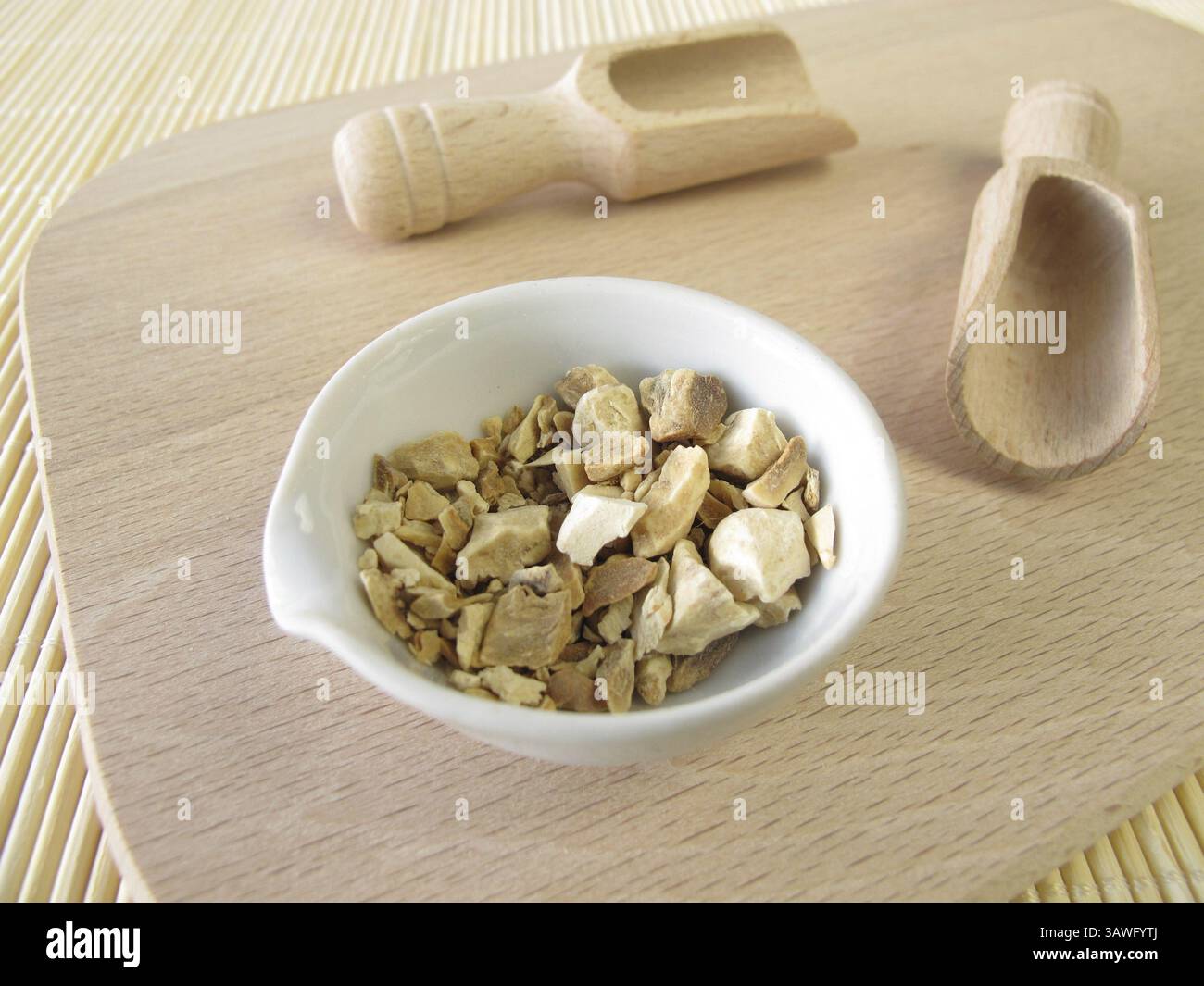 Violet root, Iridis rhizoma Stock Photo - Alamy