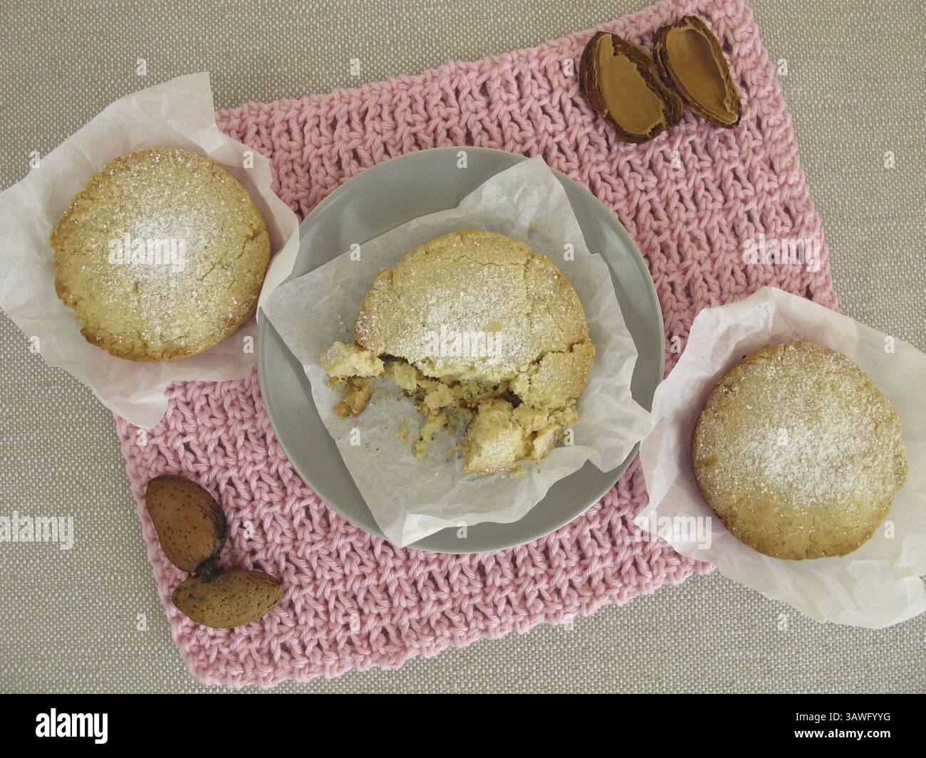 Polvoron ground almonds hi-res stock photography and images - Alamy