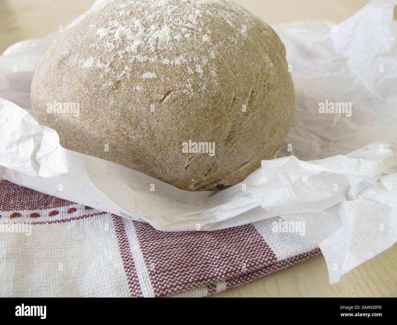 Home-baked farmhouse bread Stock Photo - Alamy