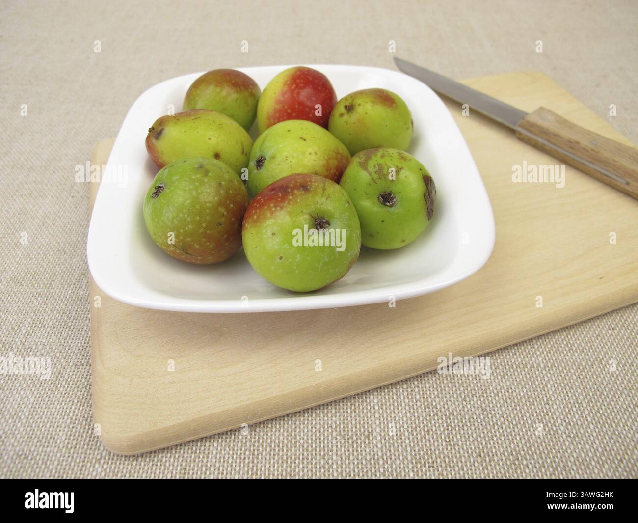 Apple fruit from the Speierling tree, Sorbus domestica Stock Photo - Alamy