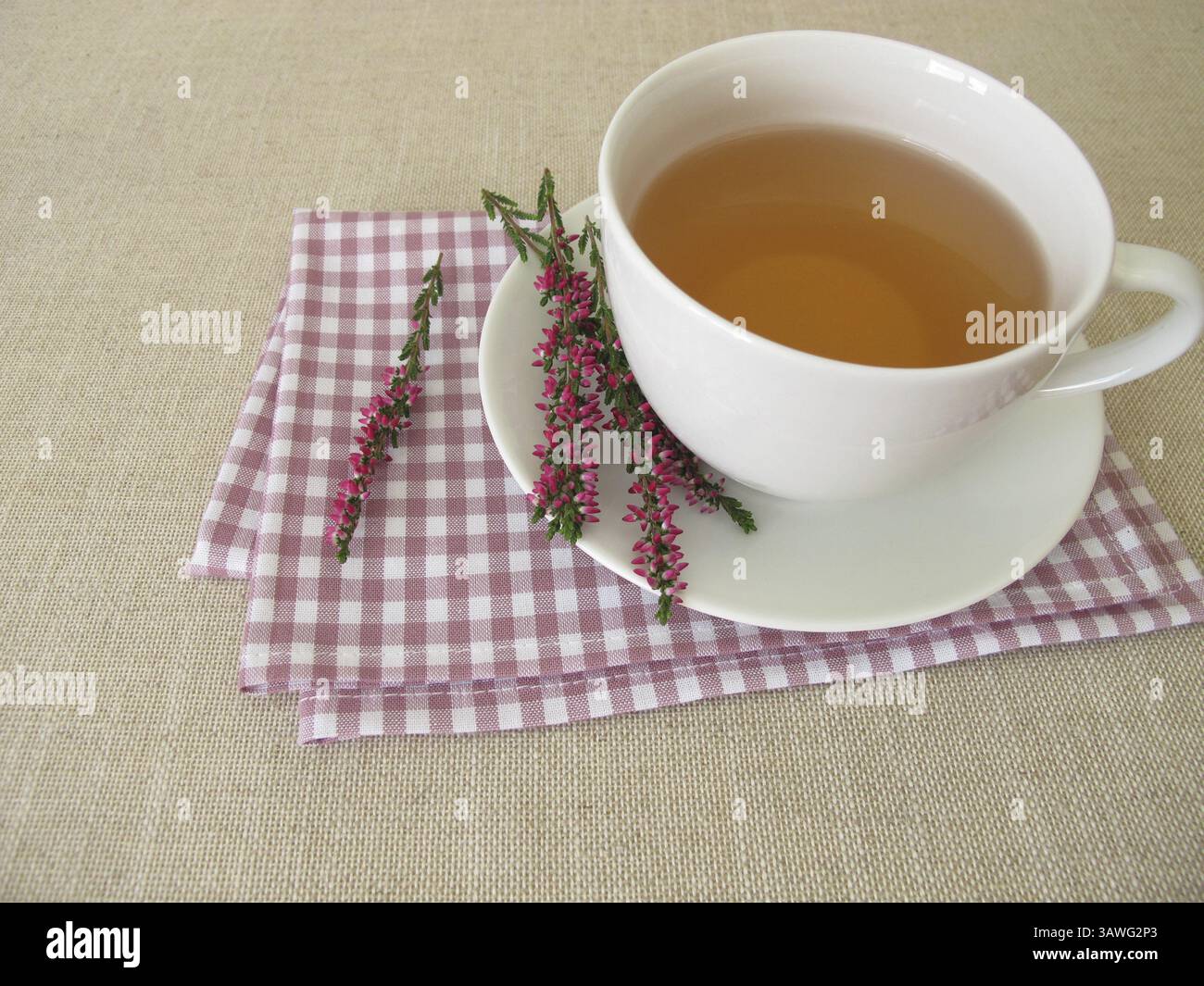 Heather herbal tea in hi-res stock photography and images - Alamy