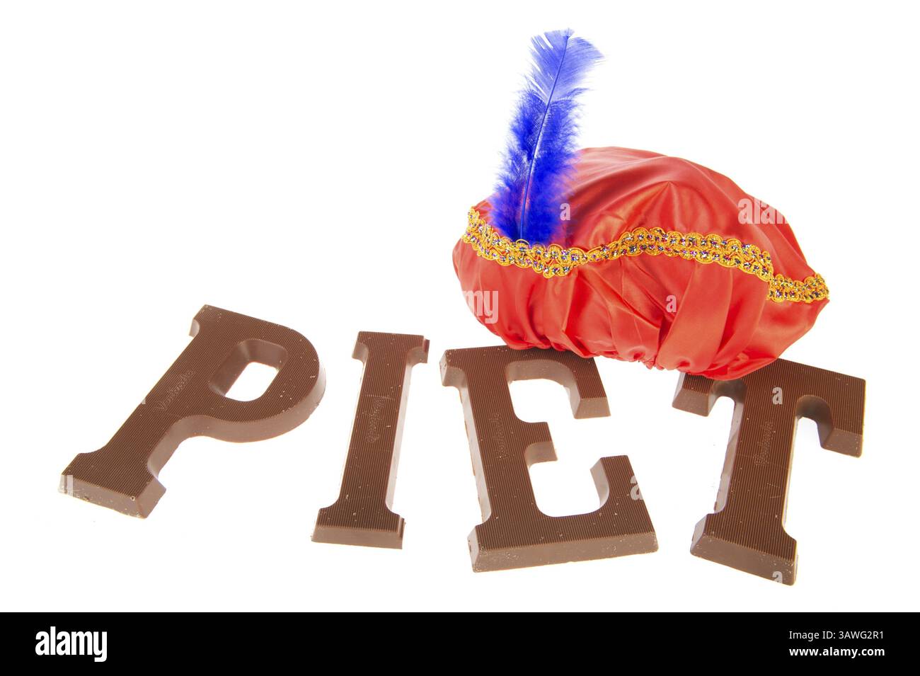 Dutch chocolate letters with the name of Piet for Dutch Sinterklaas ...