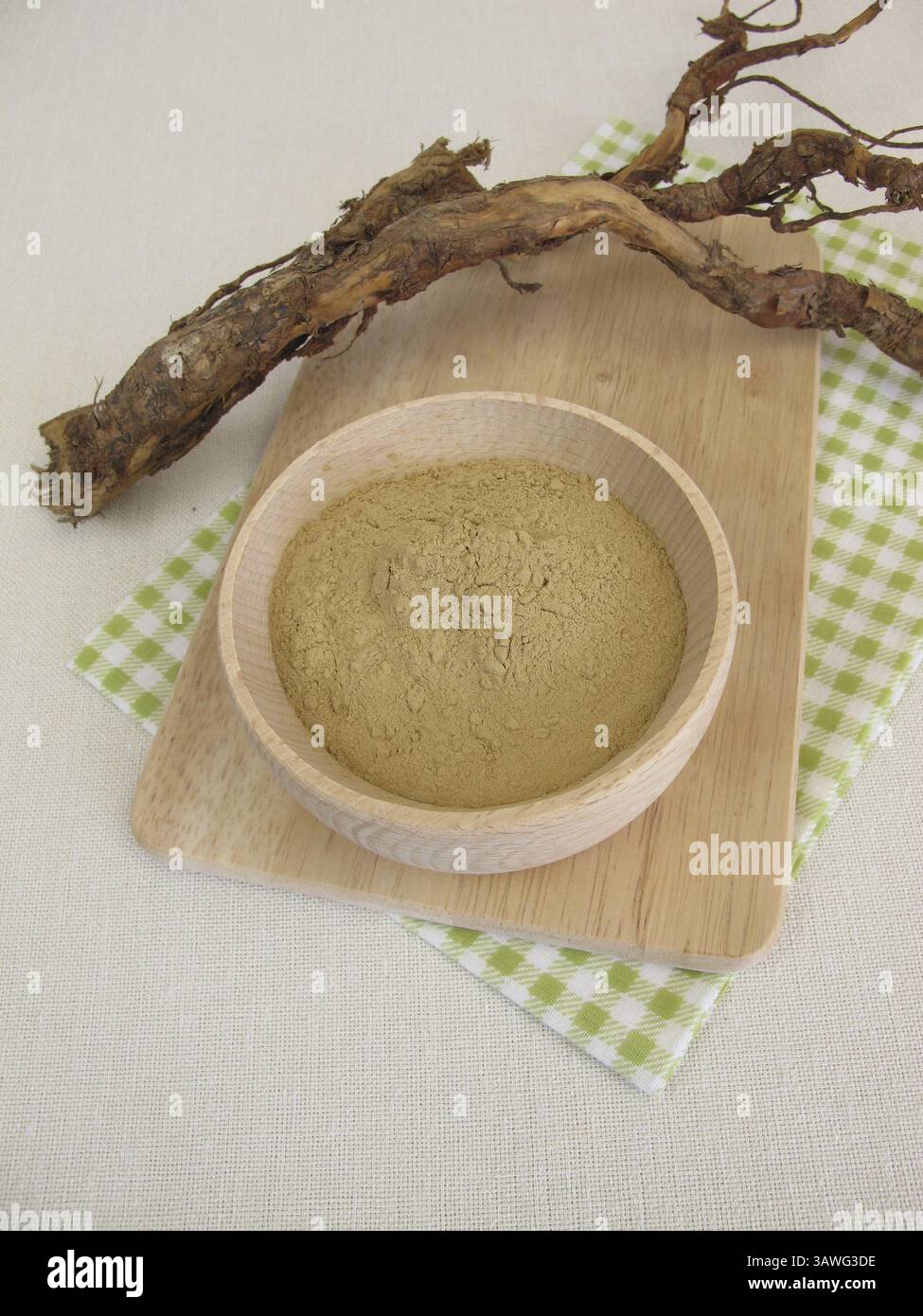 Healing earth powder Stock Photo - Alamy