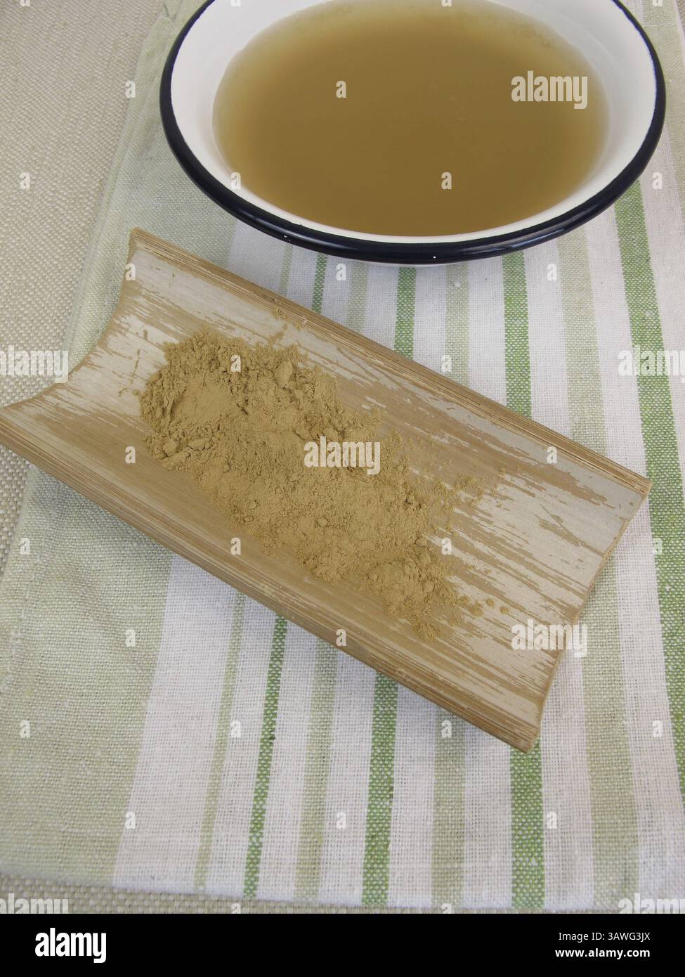 Bath with healing earth Stock Photo - Alamy