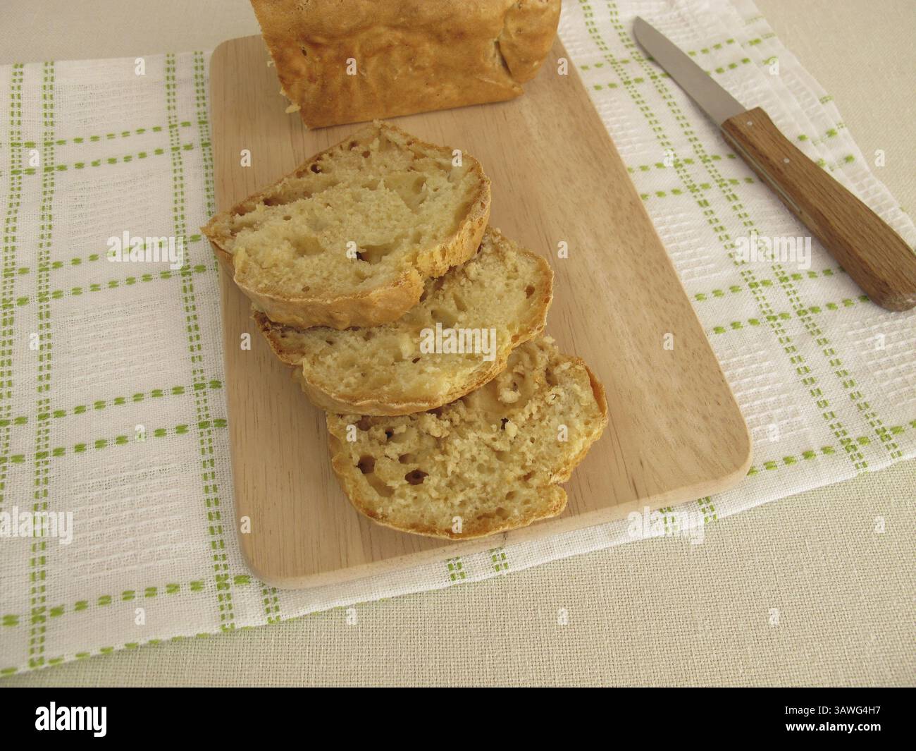 Homemade boxed soda bread and slices of bread Stock Photo - Alamy