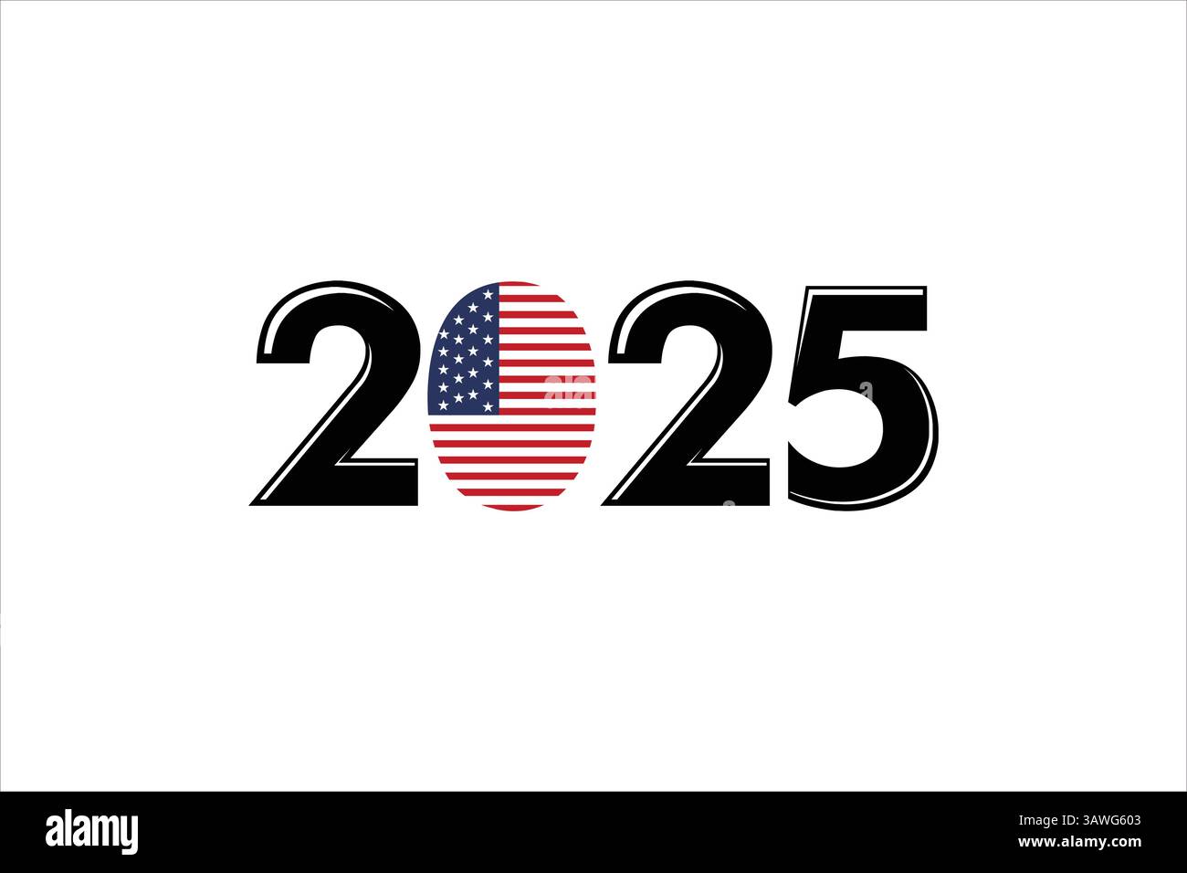 2025 digits Stock Vector Images - Alamy