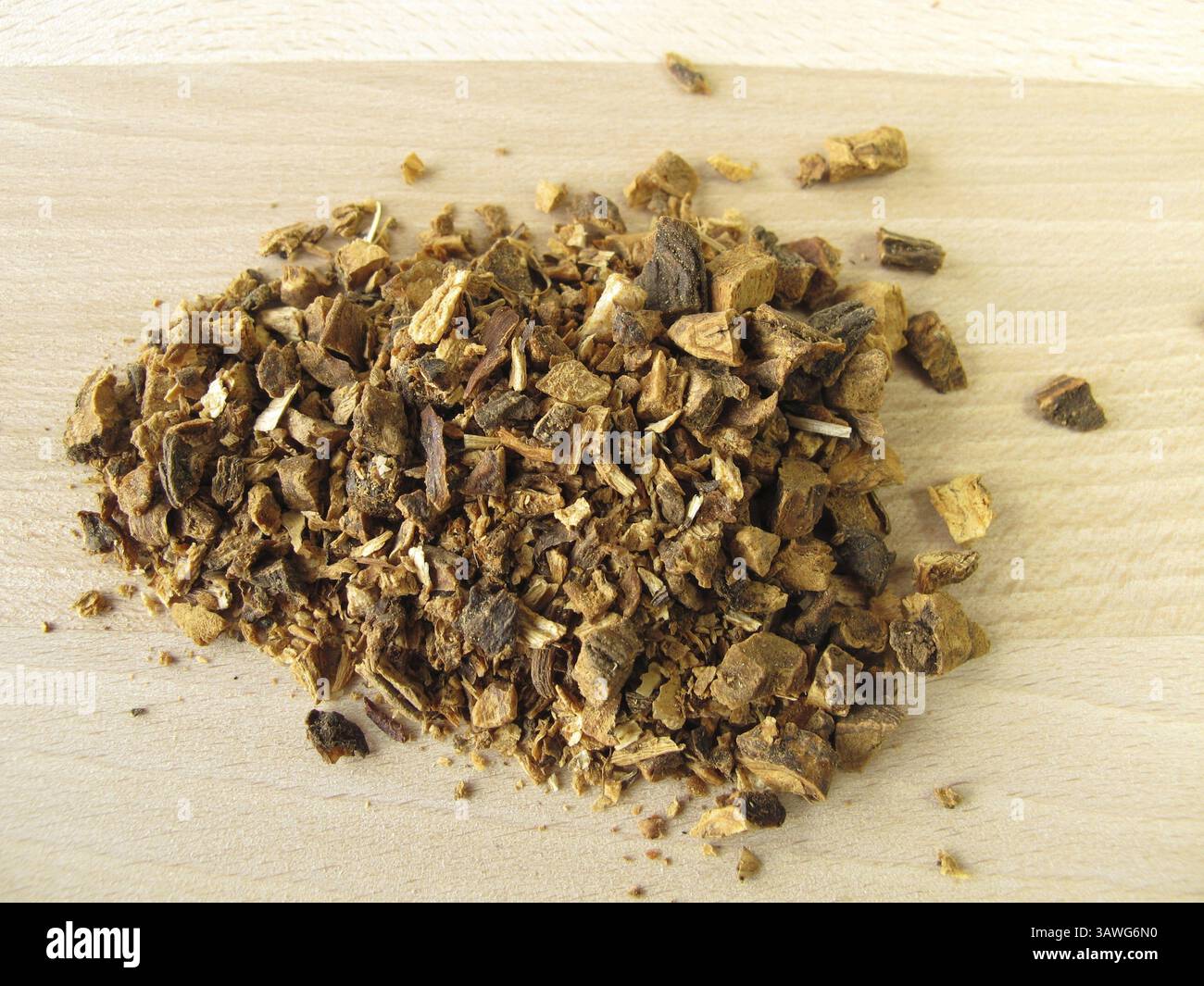 Gentian root, Gentianae radix Stock Photo - Alamy