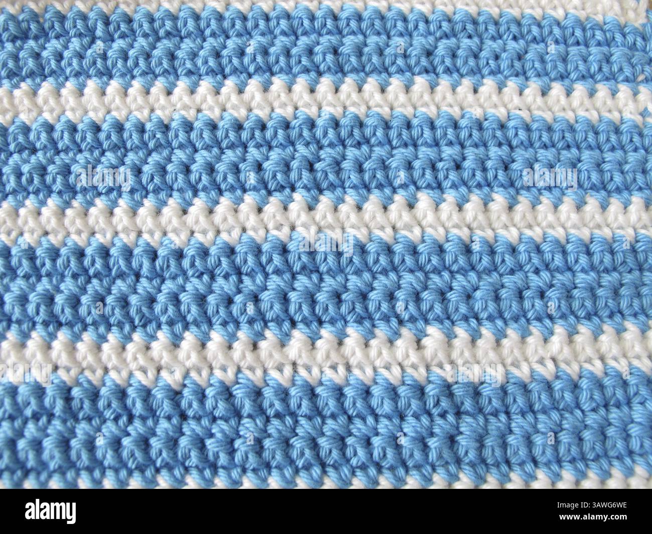 Crochet pattern background of single crochet stitches Stock Photo - Alamy