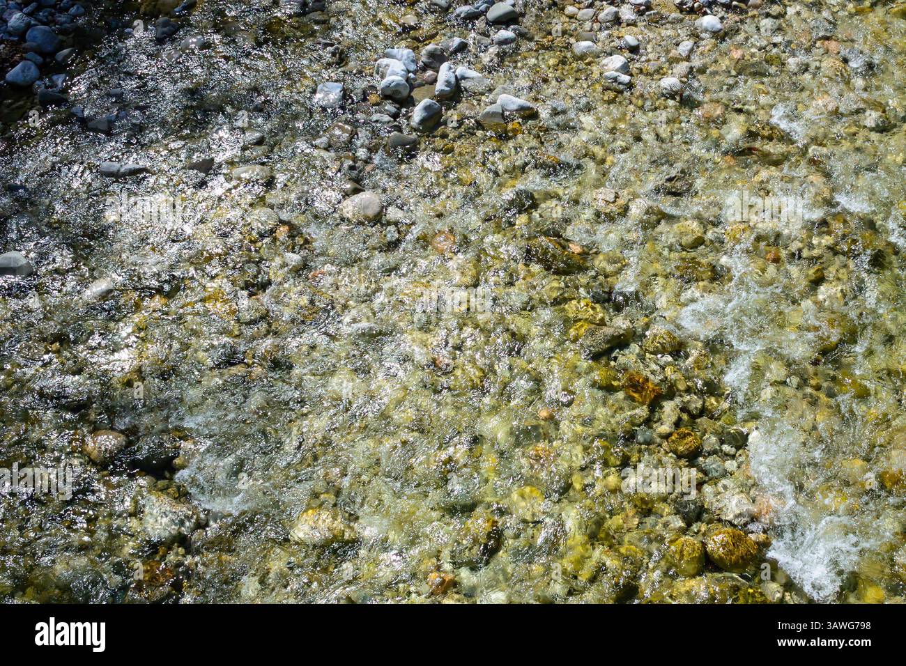 river grosser bach in the austrian national park kalkalpen Reichraming ...