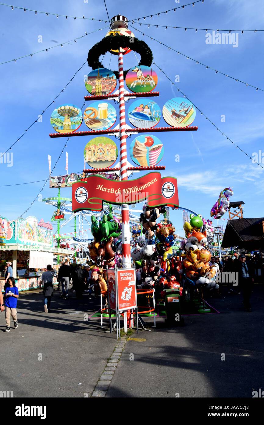 Volksfest Maibaum Nuernberg 19.04.2025 Nuernberger Volksfest Eroeffnung ...