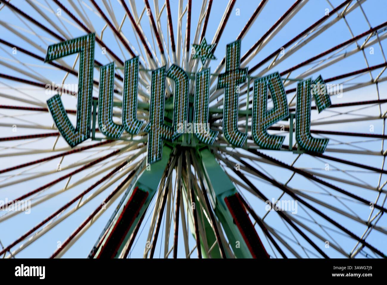 Riesenrad-Jupiter Nuernberg 19.04.2025 Nuernberger Volksfest Eroeffnung ...