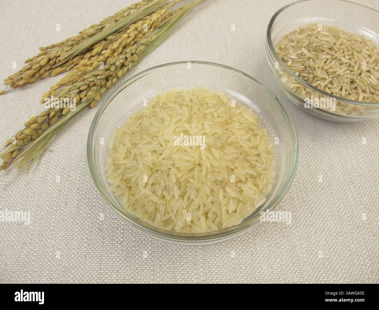 Uncooked long grain white rice hi-res stock photography and images - Alamy