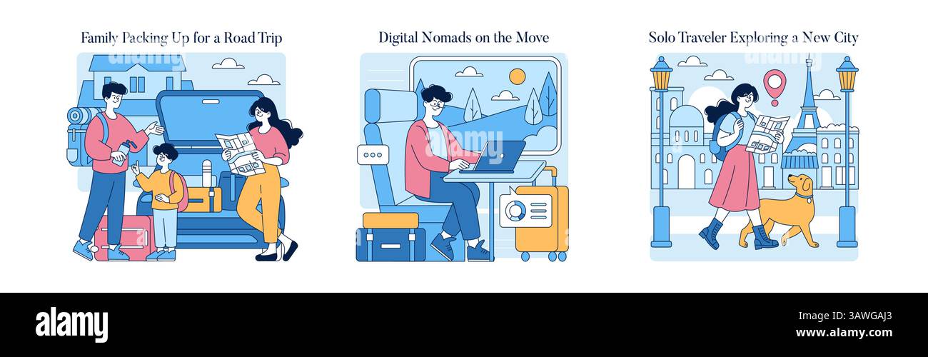 Travel scenes that capture the essence of adventure and exploration ...