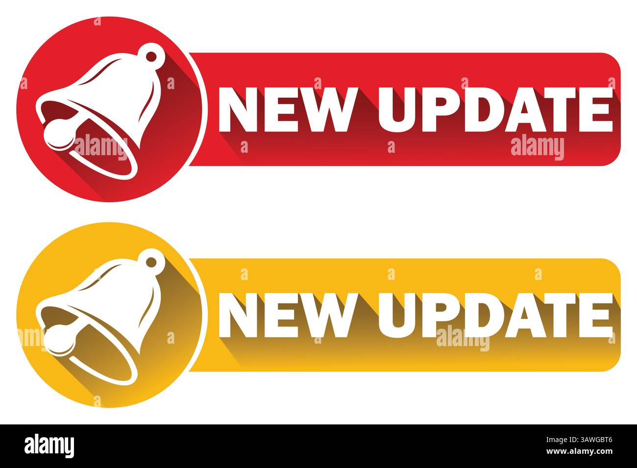 New notification bell icon Cut Out Stock Images & Pictures - Alamy