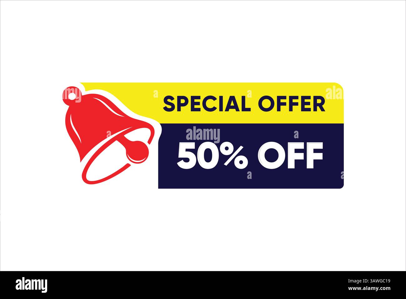 Discount coupon 50 percent Stock Vector Images - Alamy