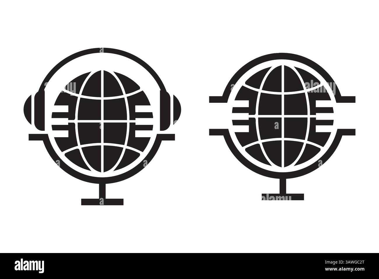 Interactive music icons Cut Out Stock Images & Pictures - Alamy