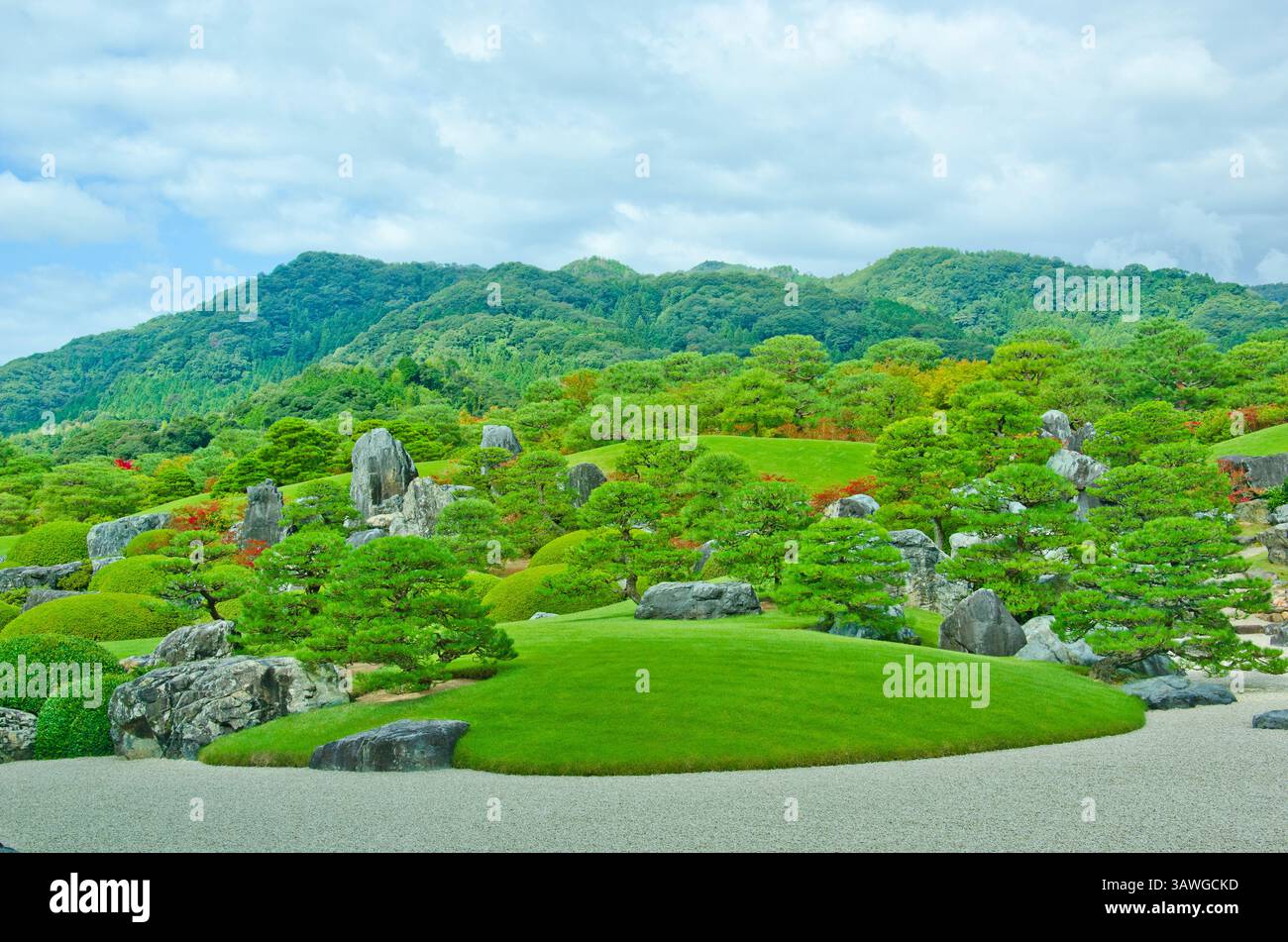 Adachi garden, Shimane prefecture, Chugoku, Japan Stock Photo - Alamy