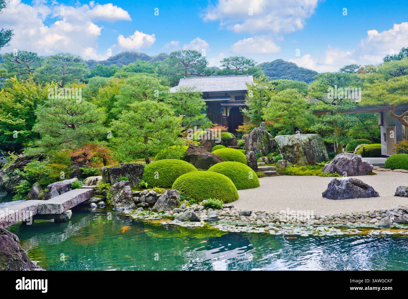 Adachi garden, Shimane prefecture, Chugoku, Japan Stock Photo - Alamy