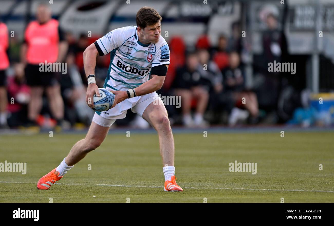 Barnet, United Kingdom. 19th Apr, 2025. Premiership Rugby. Saracens V ...