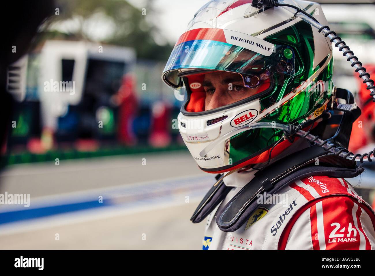 Davide Rigon (ITA) of #54 Vista AF Corse during the free practice 3 of ...