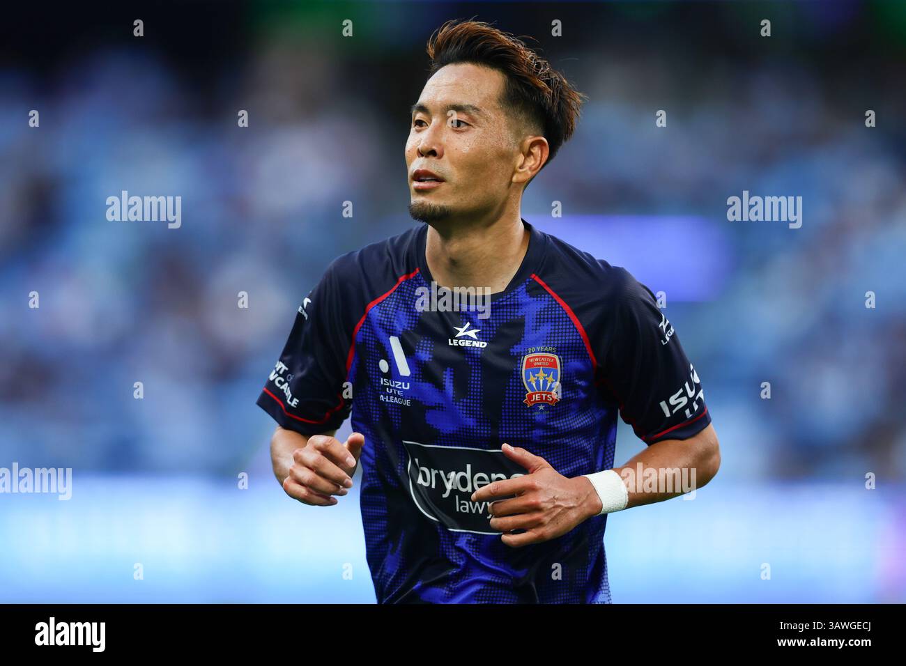 Sydney, Australia. 20th Apr, 2025. Kota Mizunuma of Newcastle Jets ...