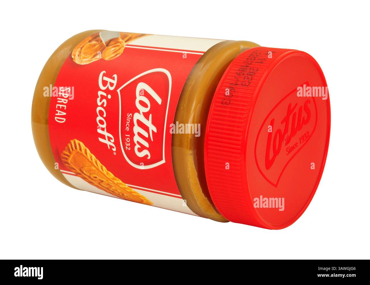 Lotus biscoff biscuit smooth spread in a 400g jar Stock Photo - Alamy