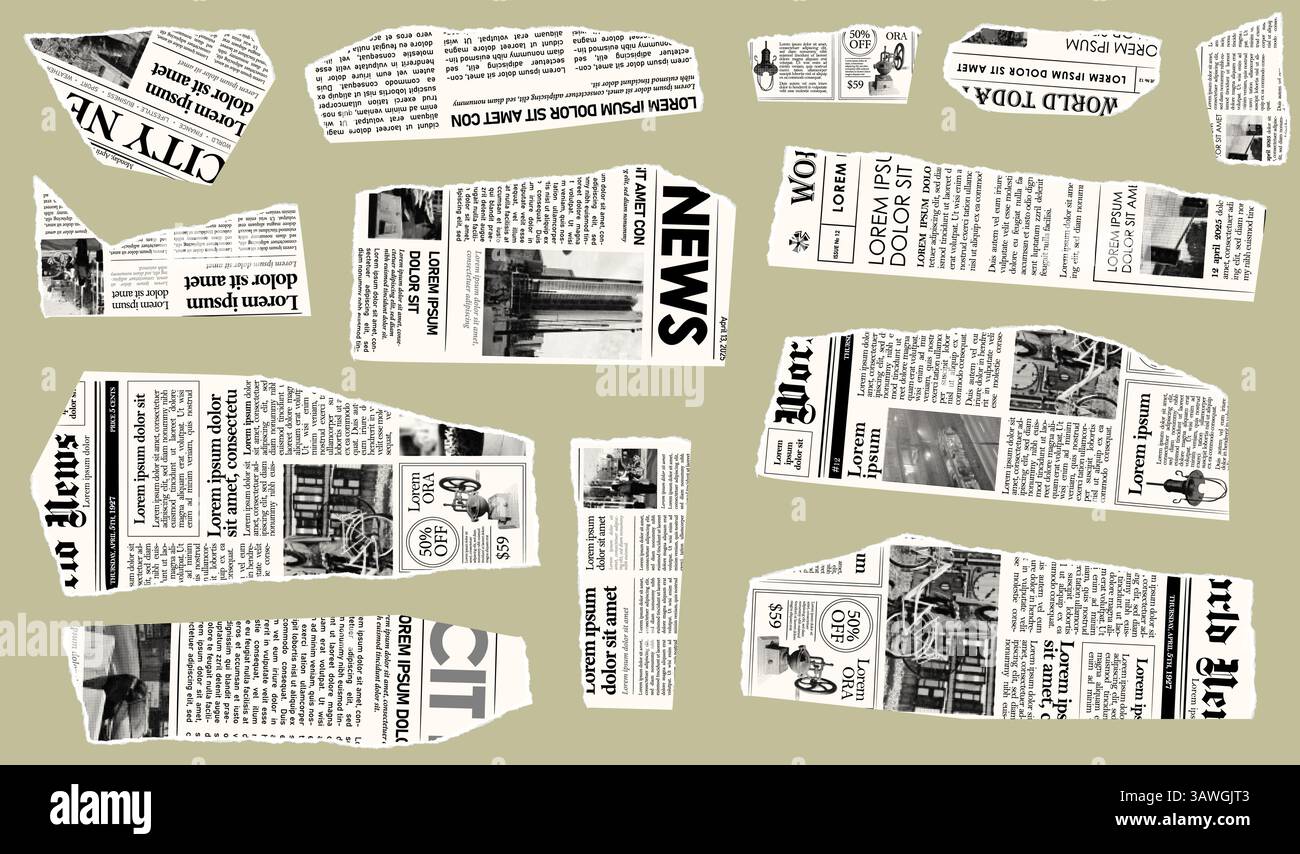 Magazine tear sheet hi-res stock photography and images - Alamy