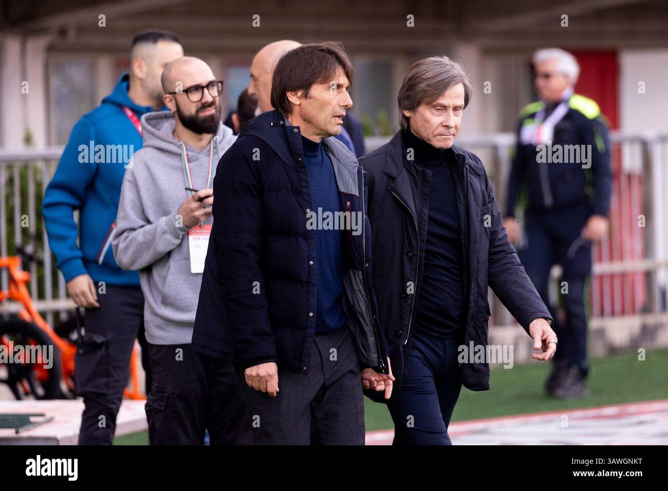 Antonio Conte in action during Serie A match between AC Monza and ...