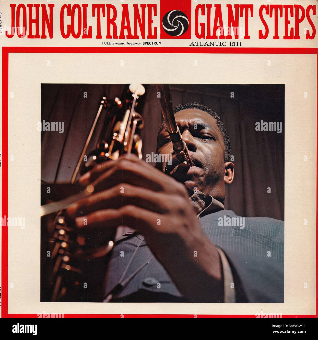 John Coltrane - Giant steps - Vintage vinyl record cover Stock Photo - Alamy