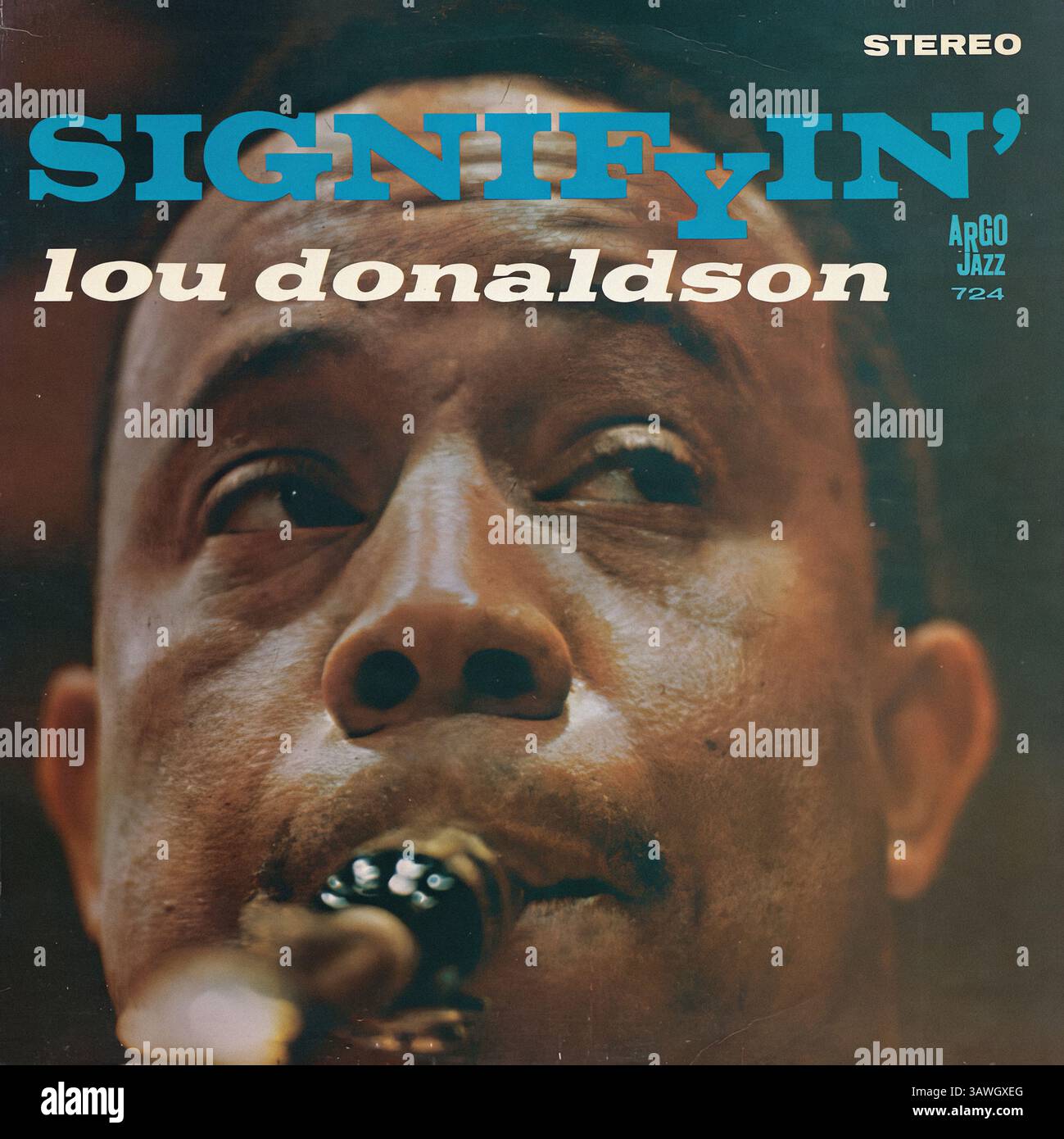 Lou Donaldson - Signifyin' - Vintage vinyl record cover Stock Photo - Alamy