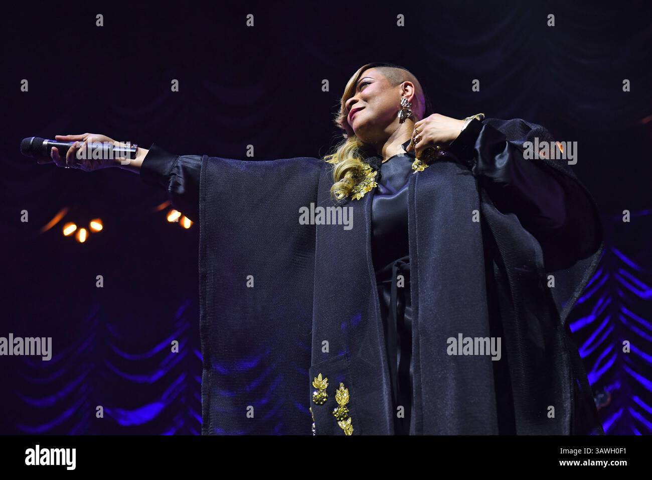 LONDON, ENGLAND - APRIL 18: Gabrielle (Louisa Gabriella Bobb) performing at O2 Arena, Greenwich ...